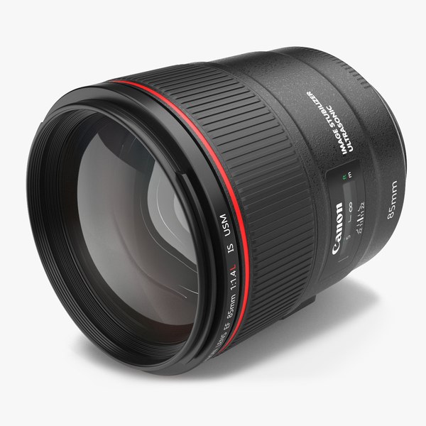 렌즈 캐논 EF 85mm 3D 모델 - TurboSquid 2276283