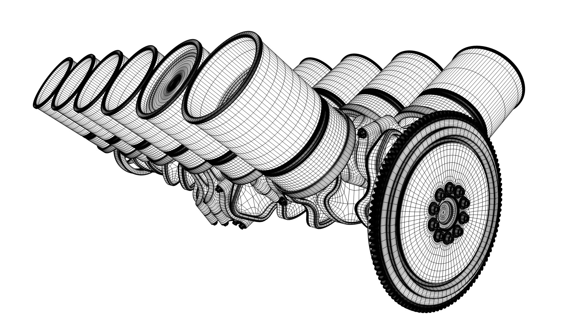 V12 Engine Working Animated 3D model - TurboSquid 1739984