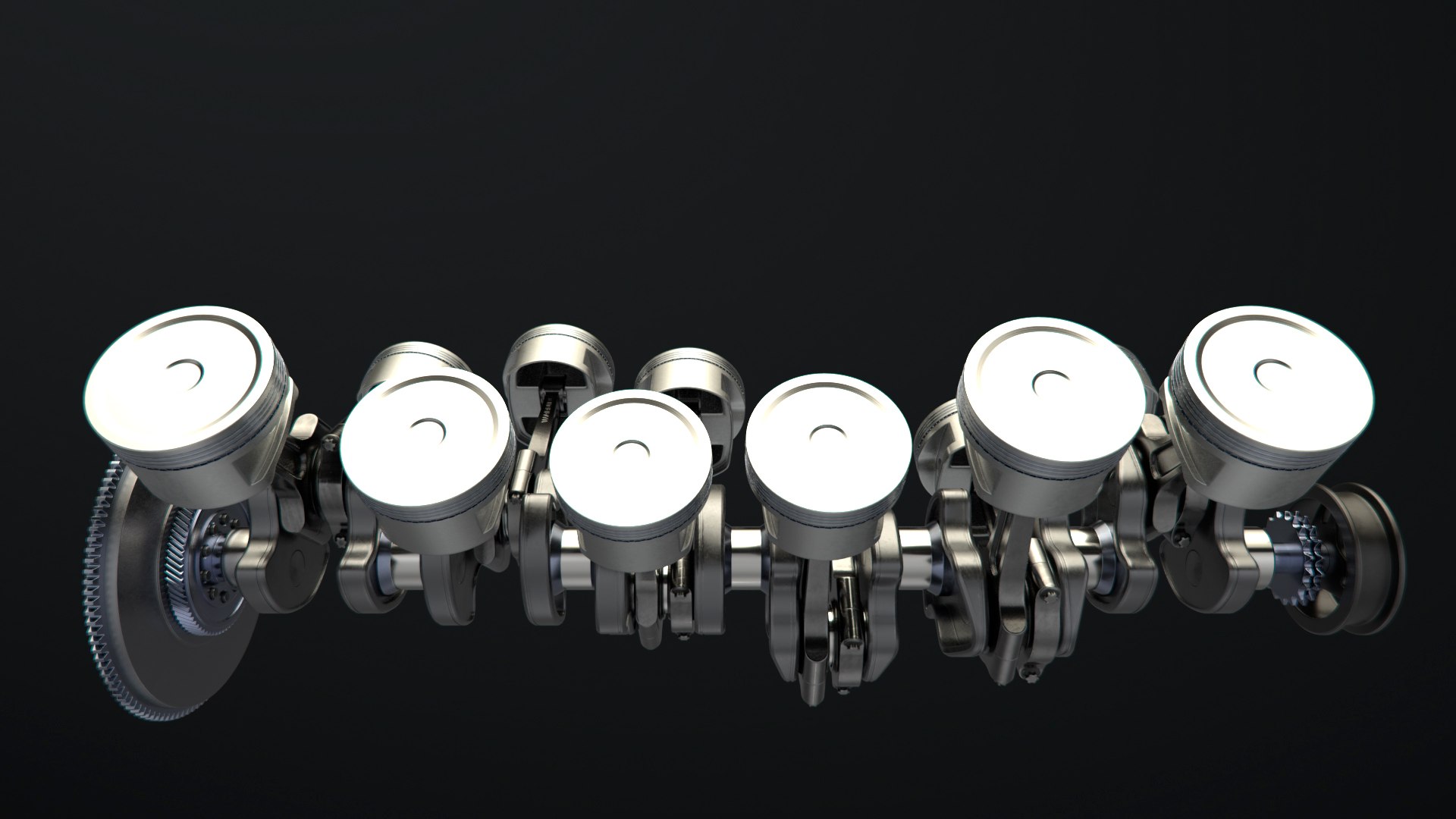 V12 Engine Working Animated 3D model - TurboSquid 1739984