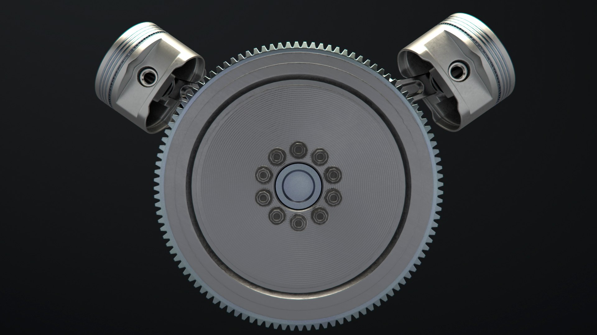 V12 Engine Working Animated 3D Model - TurboSquid 1739984