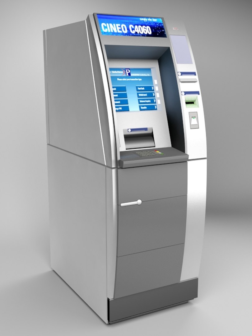 Atm Machine Wincor Nixdorf 3D Model - TurboSquid 1333464