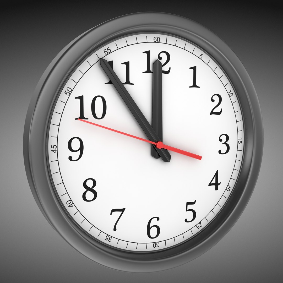 3d Model Clock Subdivision