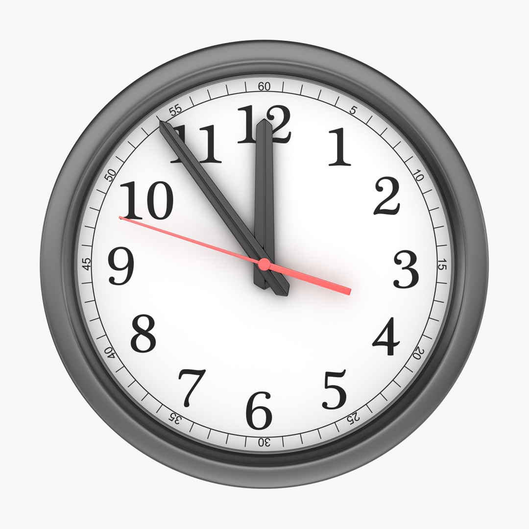 3d Model Clock Subdivision