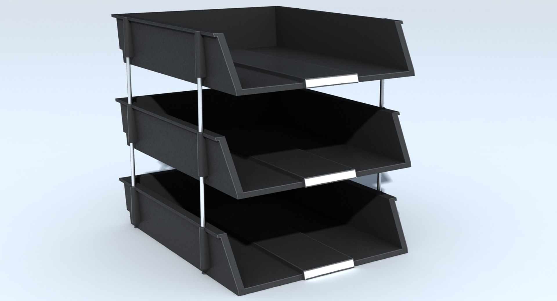 3d Post Tray Model