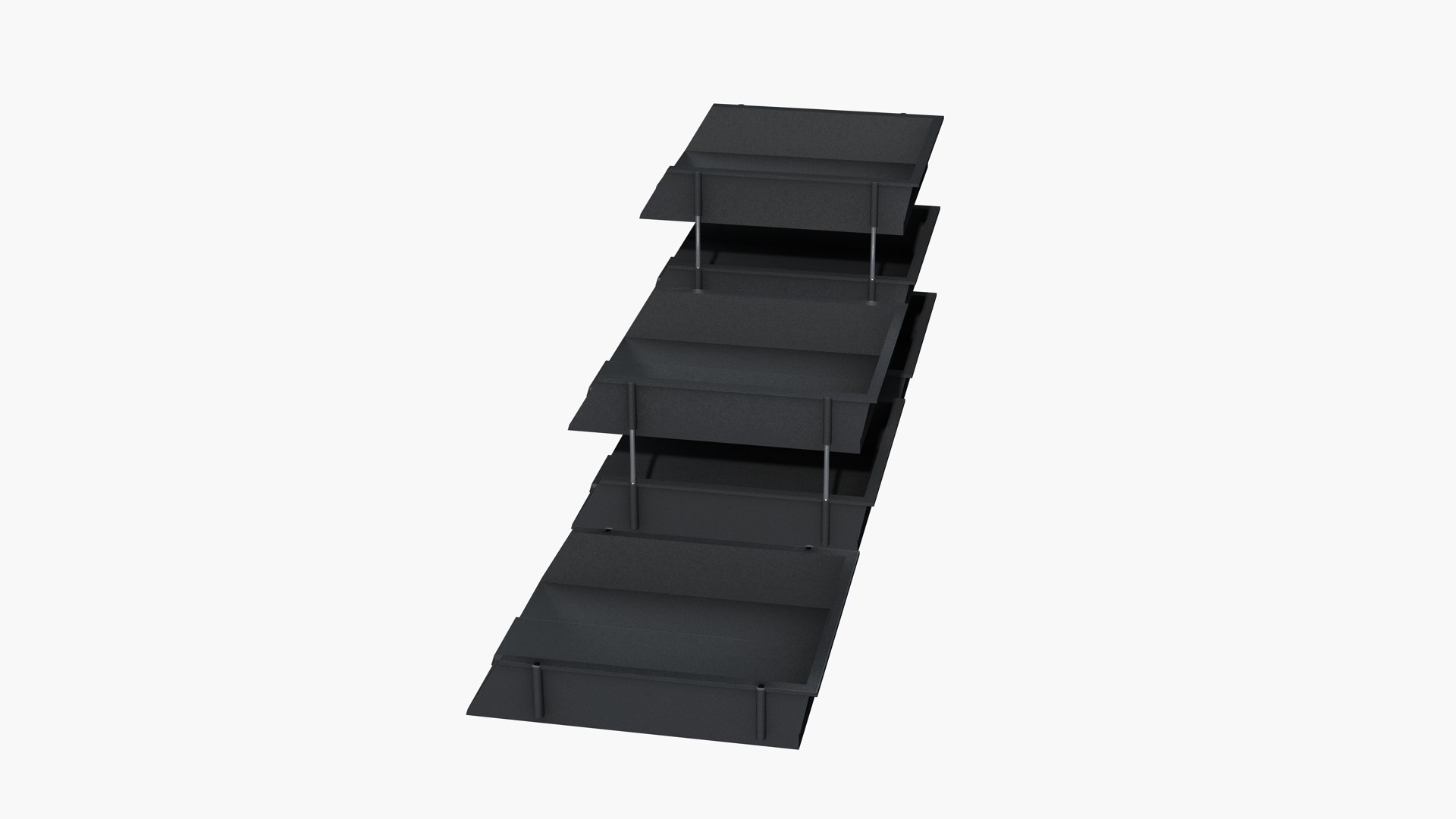 3d Post Tray Model