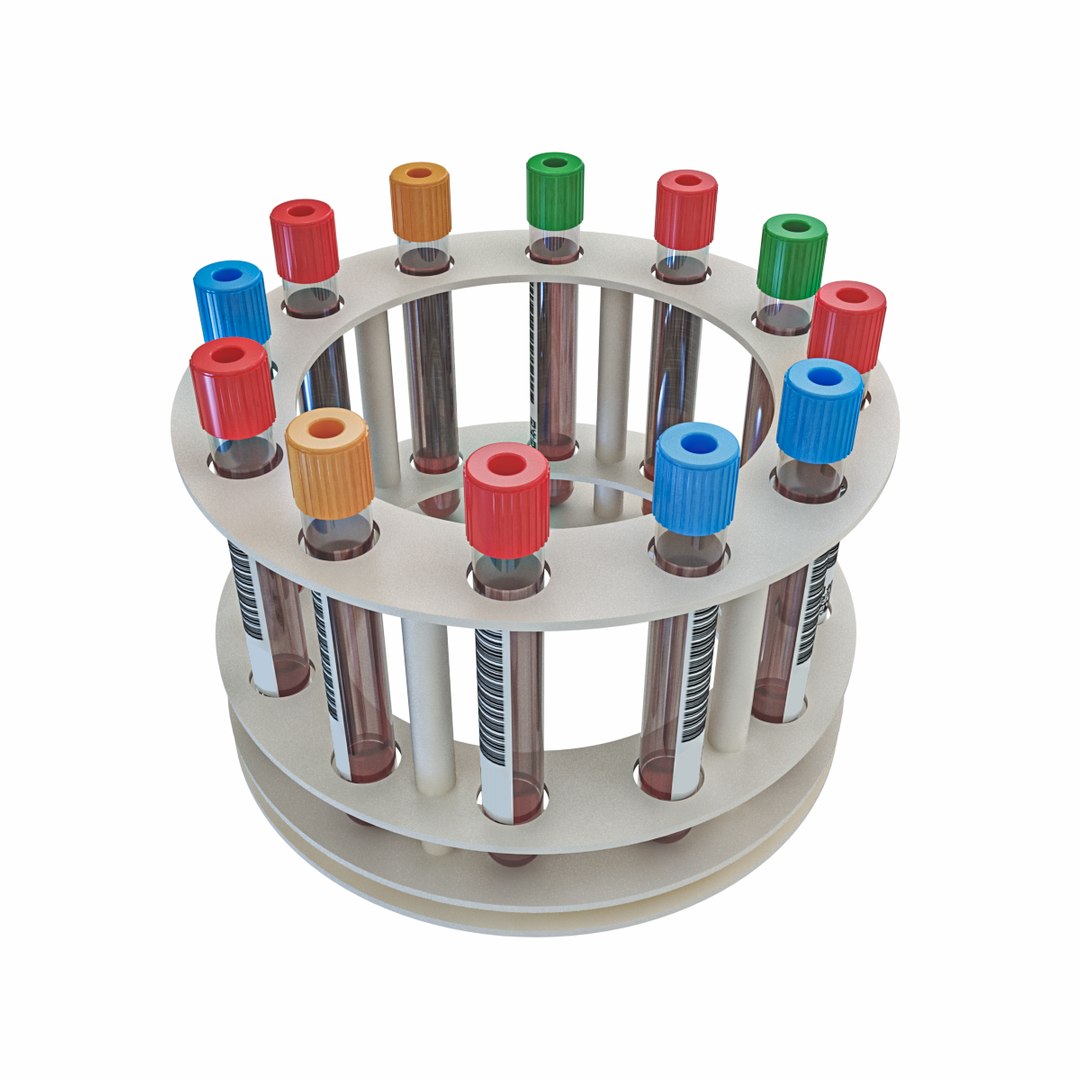 Blood Sample Test Tubes 3D - TurboSquid 1647902