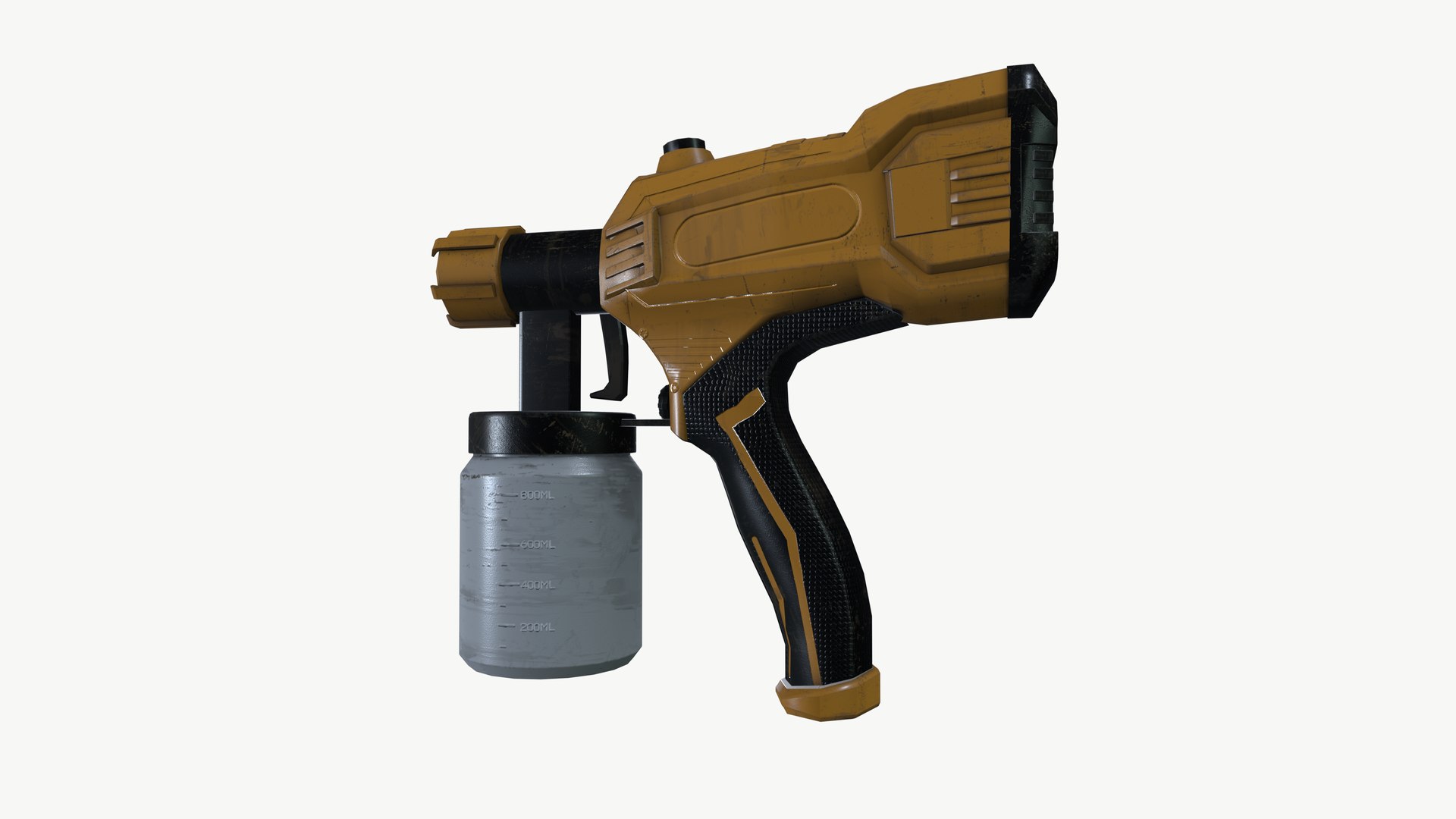 3D Paint Gun - TurboSquid 2285196