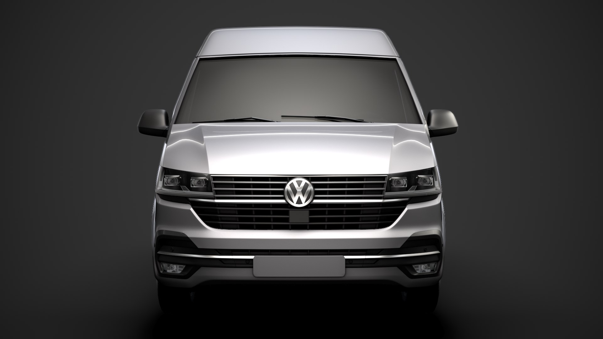 3D Model Volkswagen Transporter Van L2h2 - TurboSquid 1487043