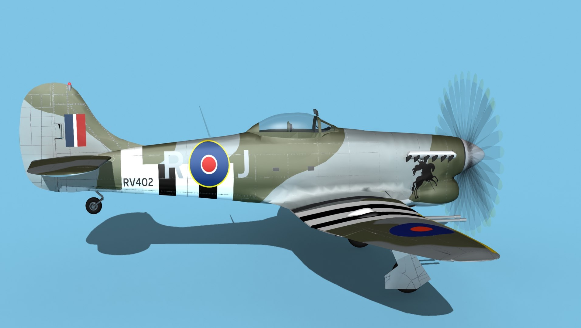 Hawker Hawker Tempest MK1 V15 3D - TurboSquid 1920073