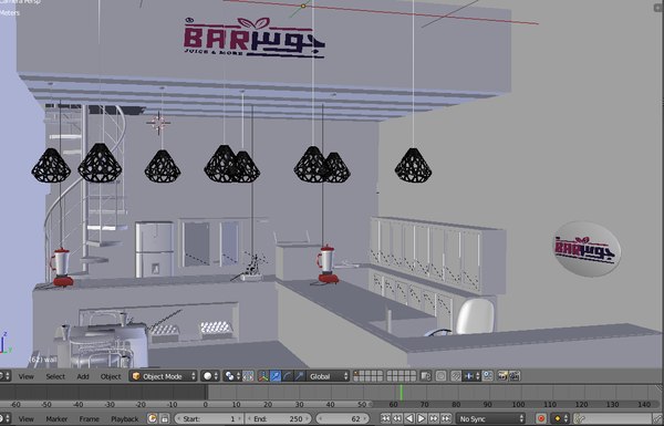 3D model juice bar - TurboSquid 1392288