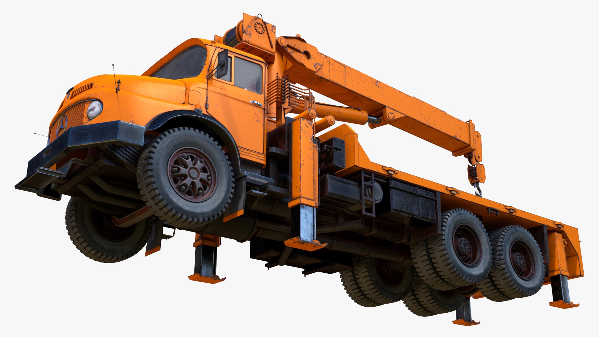 Mobile Crane Truck 8K PBR Textures 3D - TurboSquid 2102624