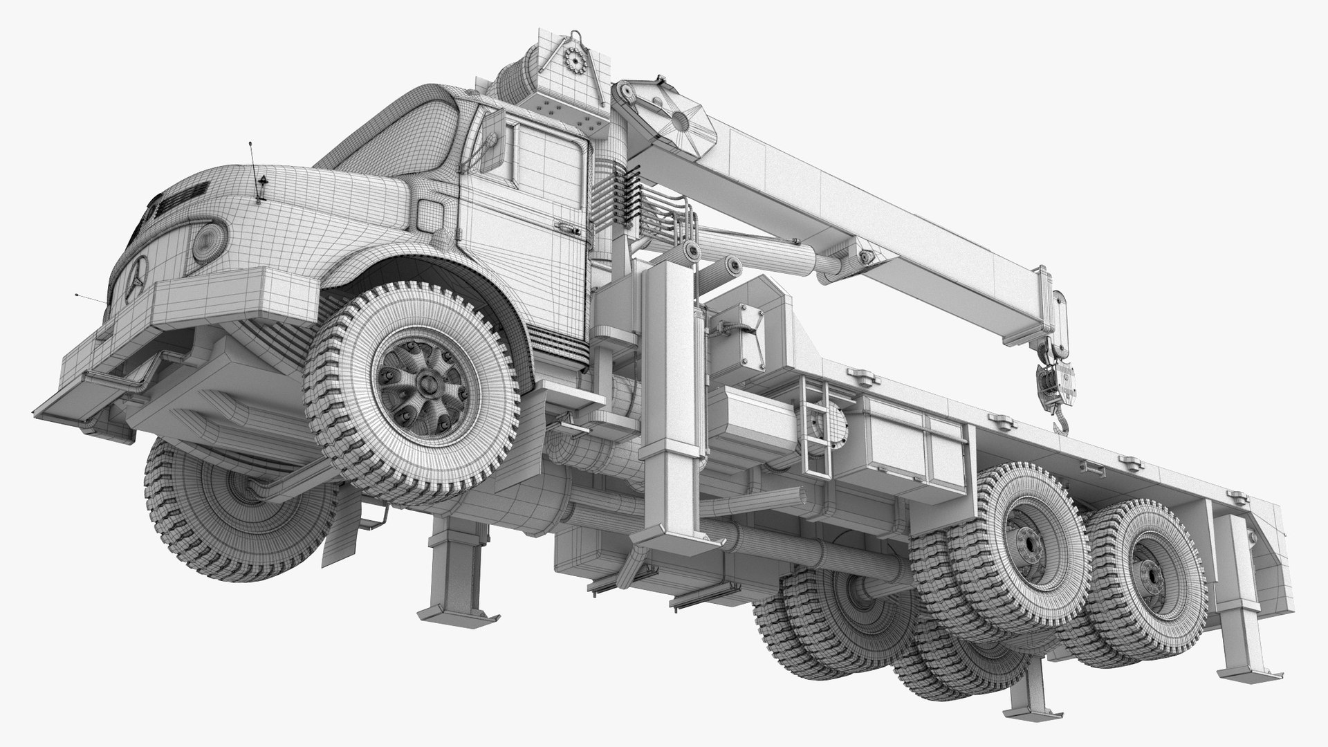 Mobile Crane Truck 8K PBR Textures 3D - TurboSquid 2102624