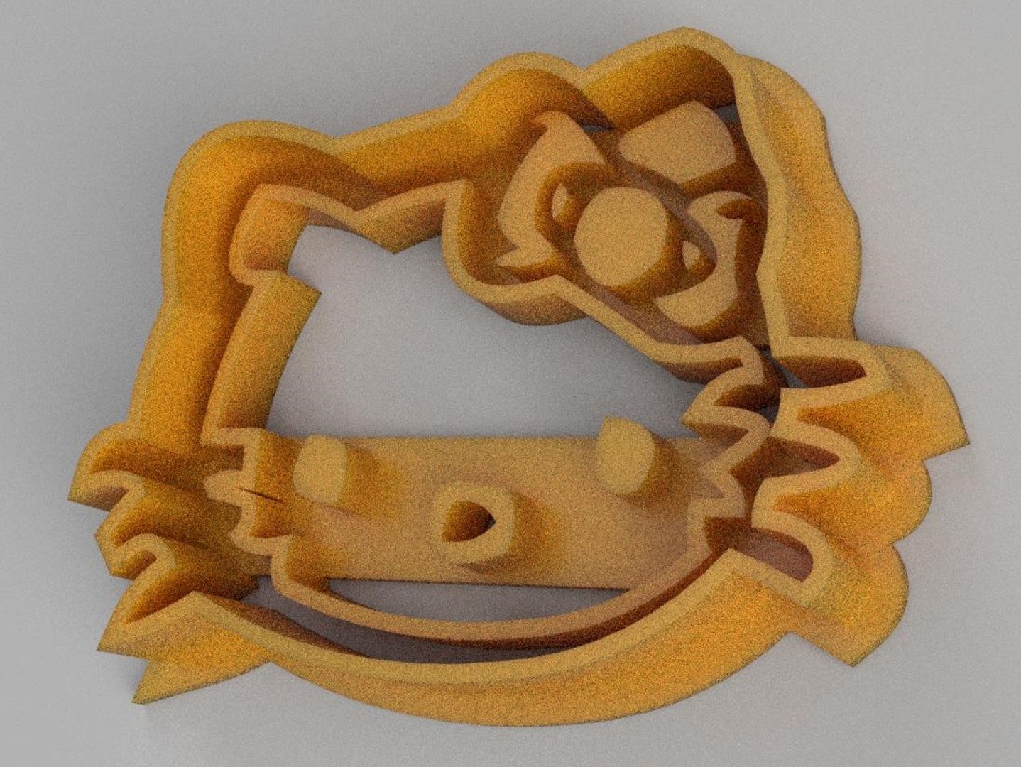 3D HELLO KITTY COOKIE CUTTER - TurboSquid 2224293