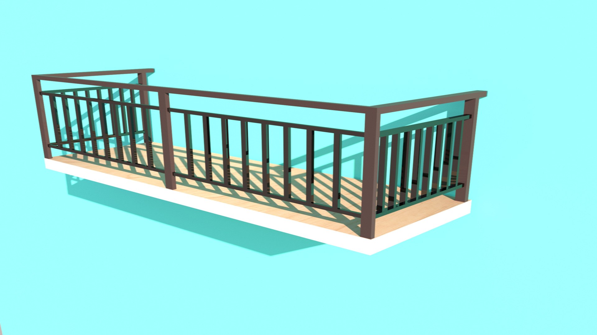 Balcony 3D Model - TurboSquid 1871655