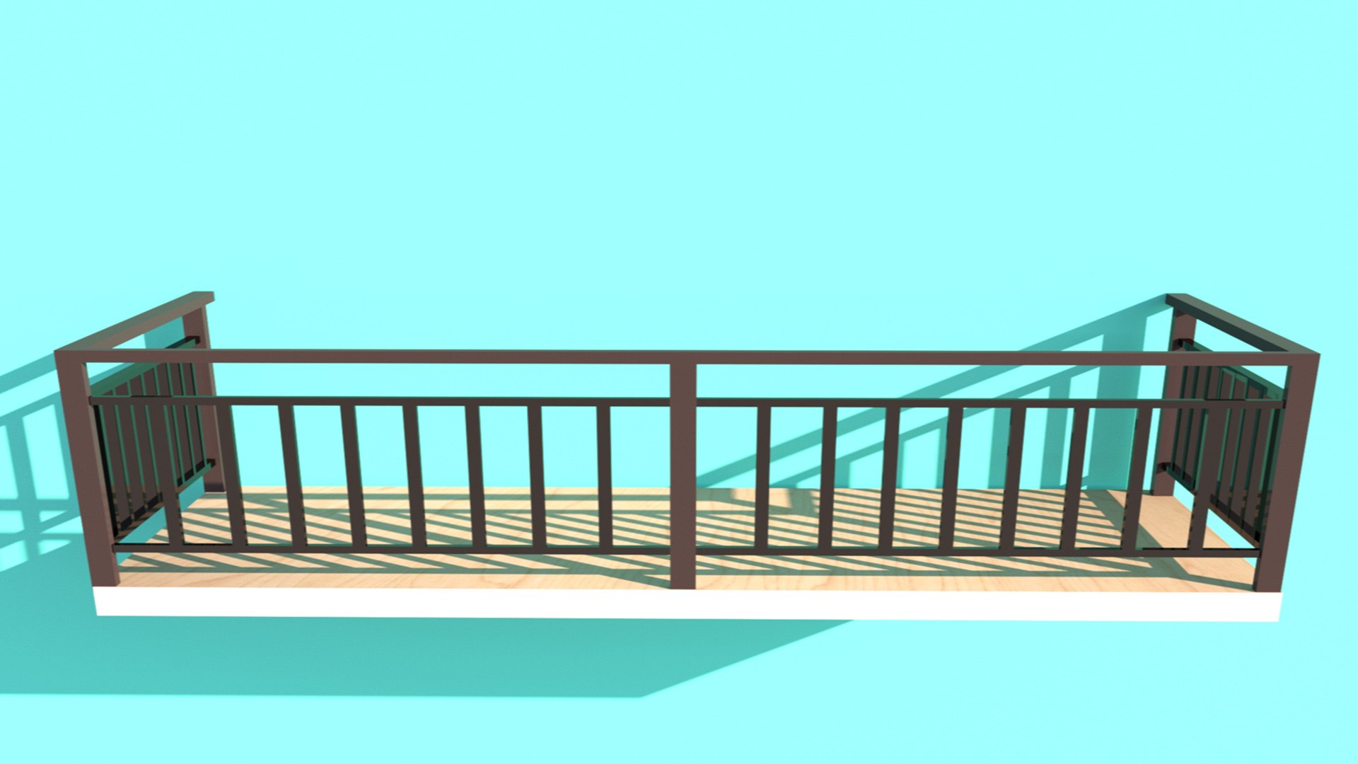 Balcony 3D Model - TurboSquid 1871655