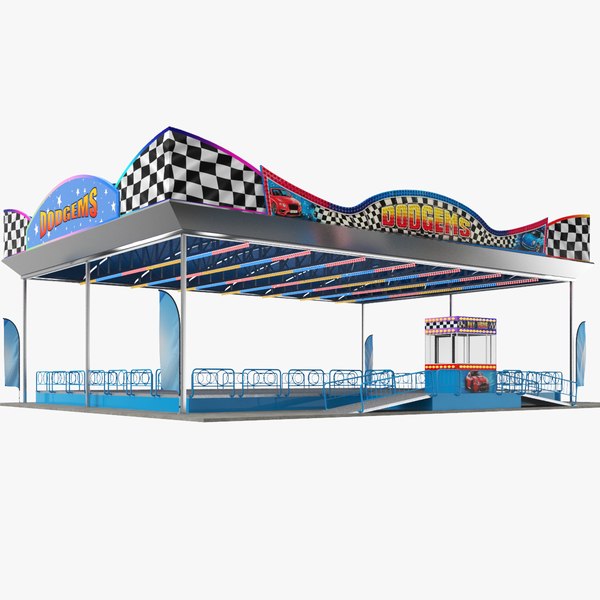 bumped car 3d model