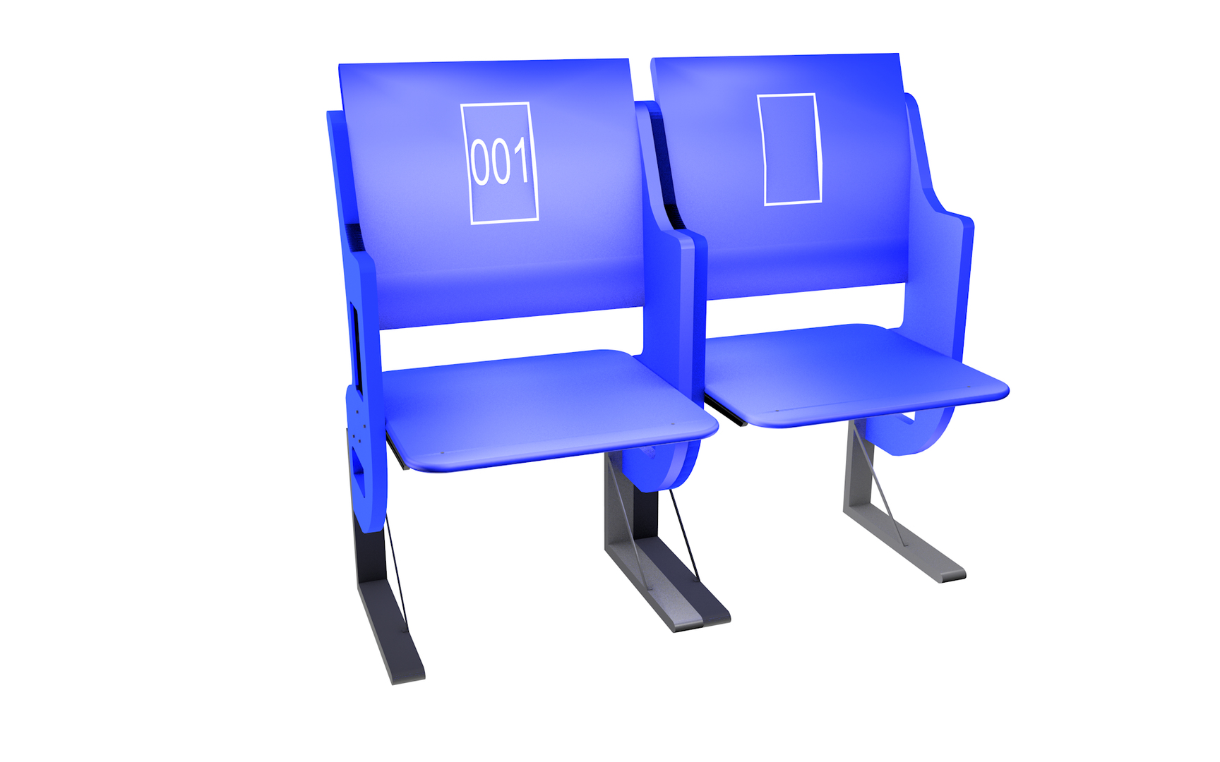 Stadium seats 3D model - TurboSquid 1196415