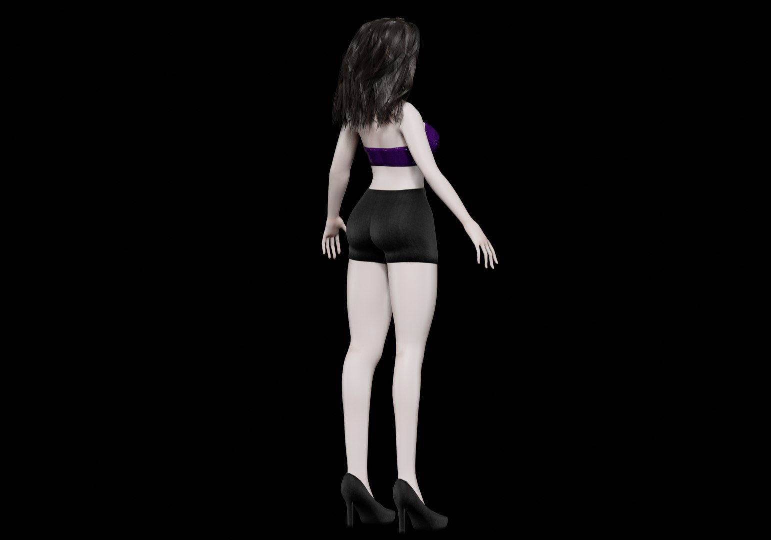 3D Young Party Woman V28633 Model - TurboSquid 2260478