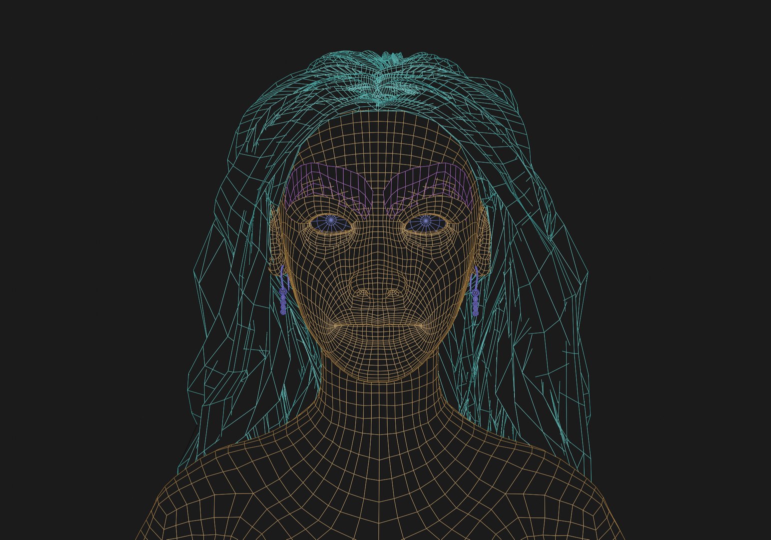 3D Young Party Woman V28633 Model - TurboSquid 2260478