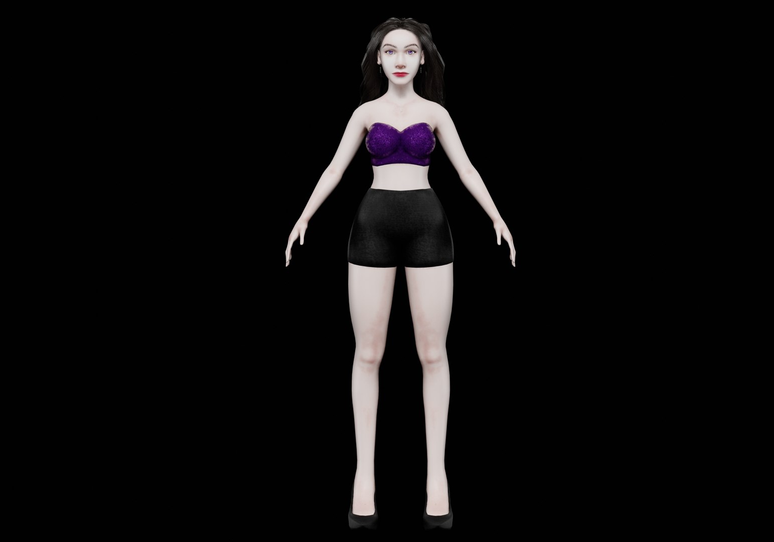 3D Young Party Woman V28633 Model - TurboSquid 2260478
