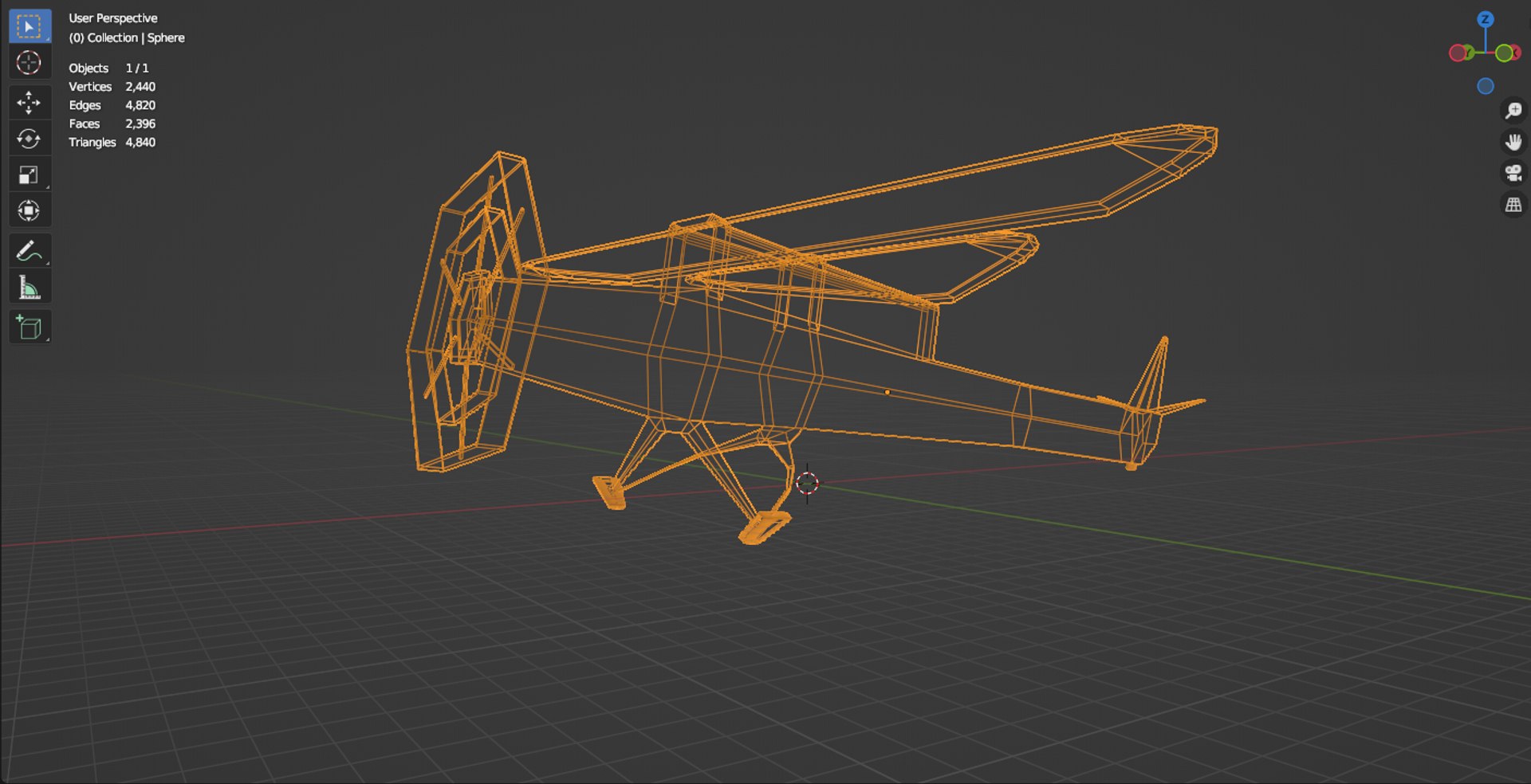 Low Poly Glider 3D Model - TurboSquid 2068069
