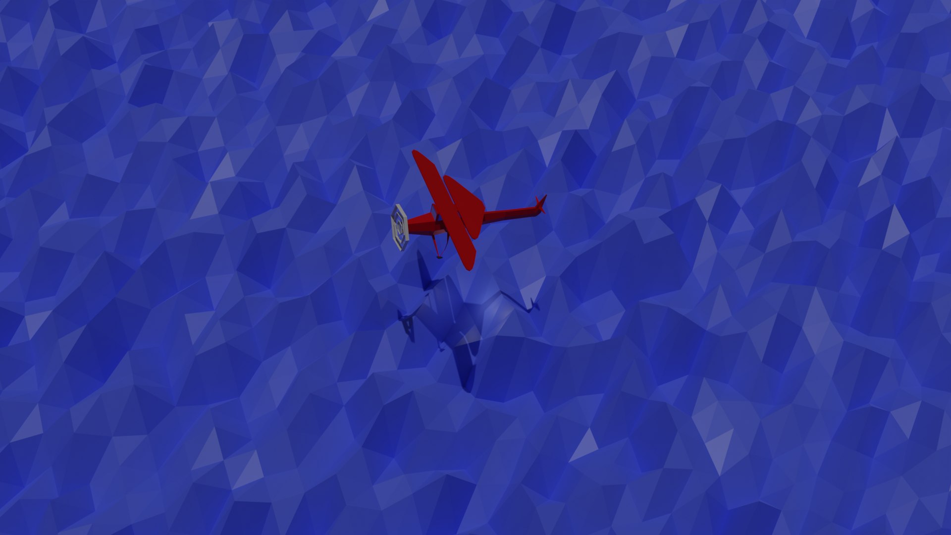 Low Poly Glider 3D Model - TurboSquid 2068069