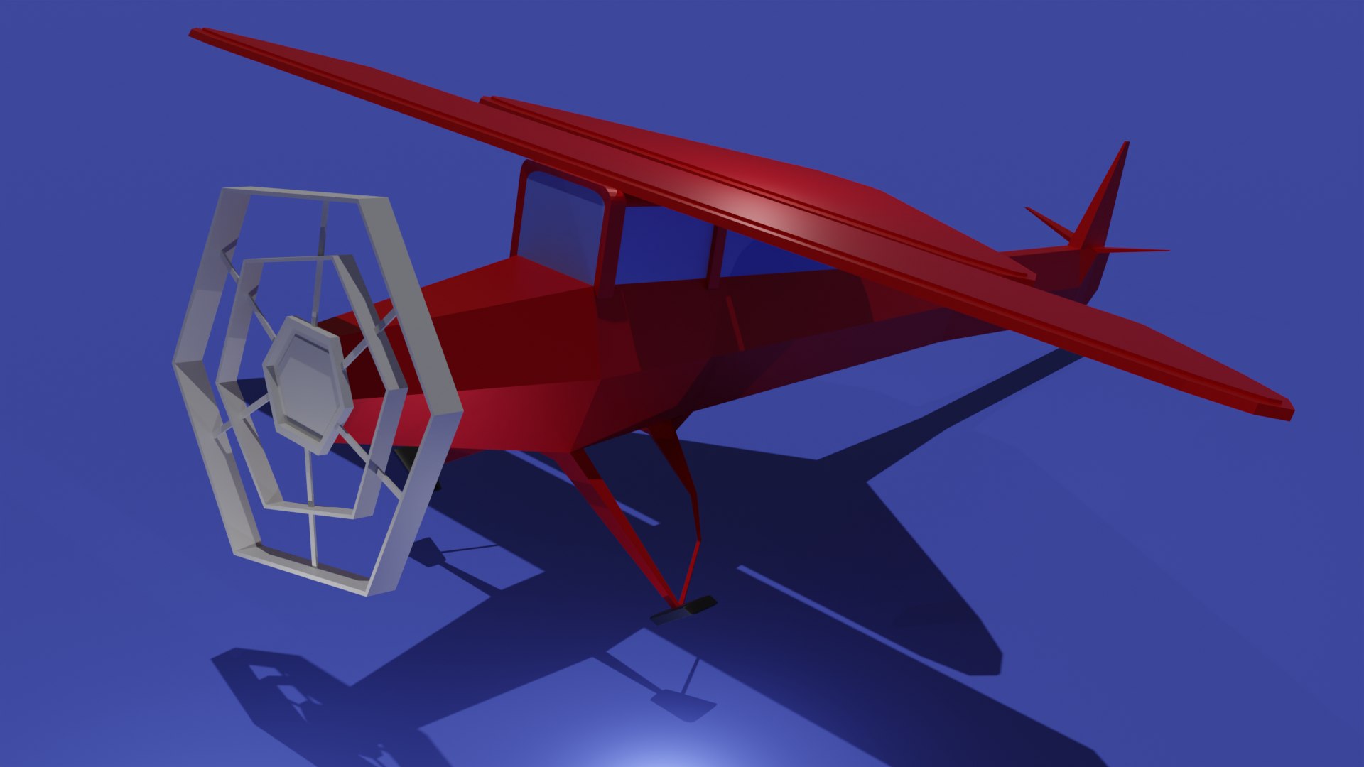 Low Poly Glider 3D Model - TurboSquid 2068069
