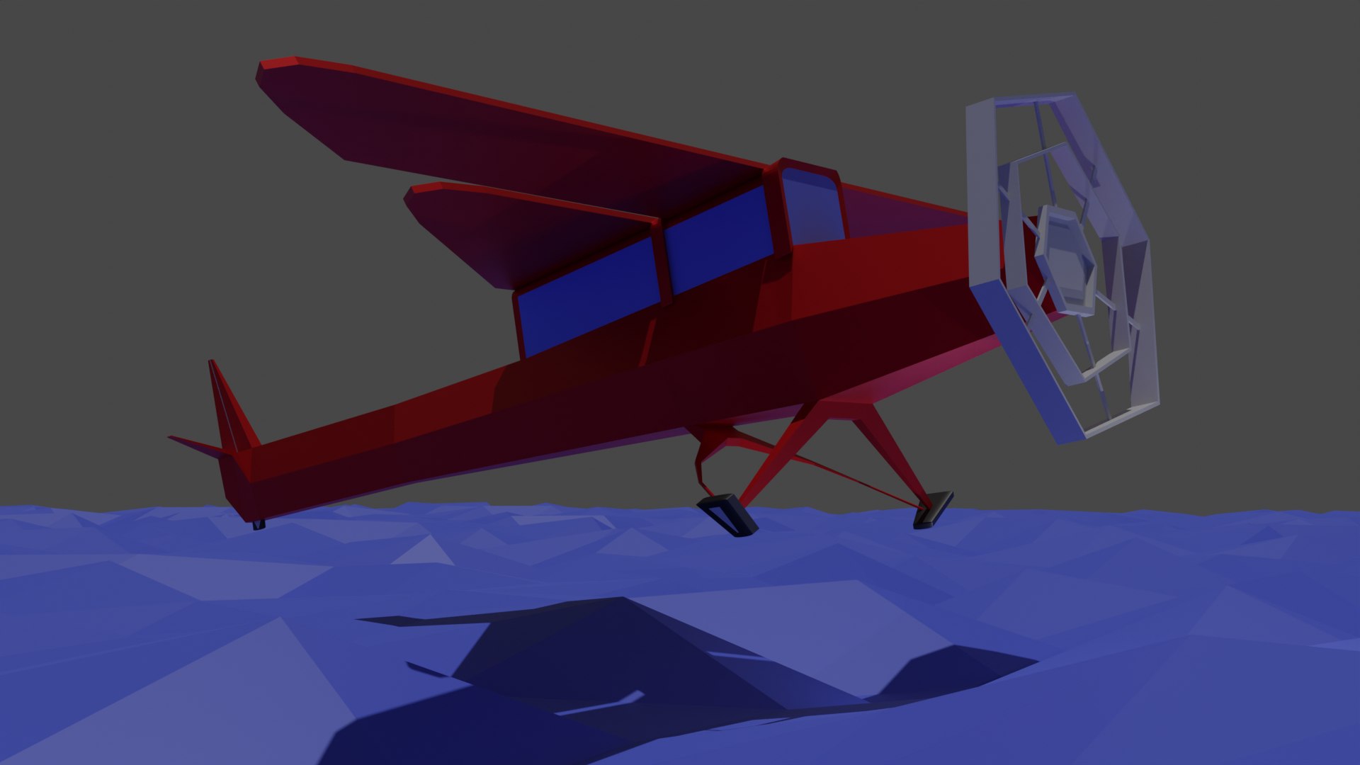 Low Poly Glider 3D Model - TurboSquid 2068069