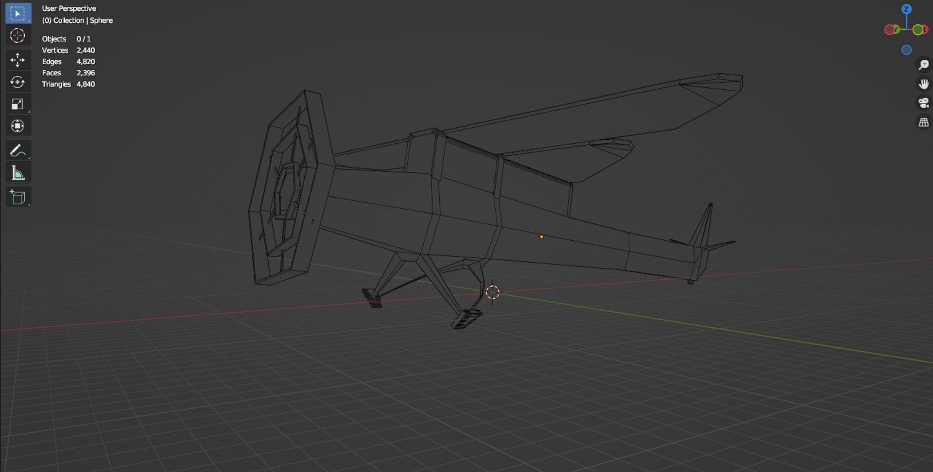 Low Poly Glider 3D Model - TurboSquid 2068069