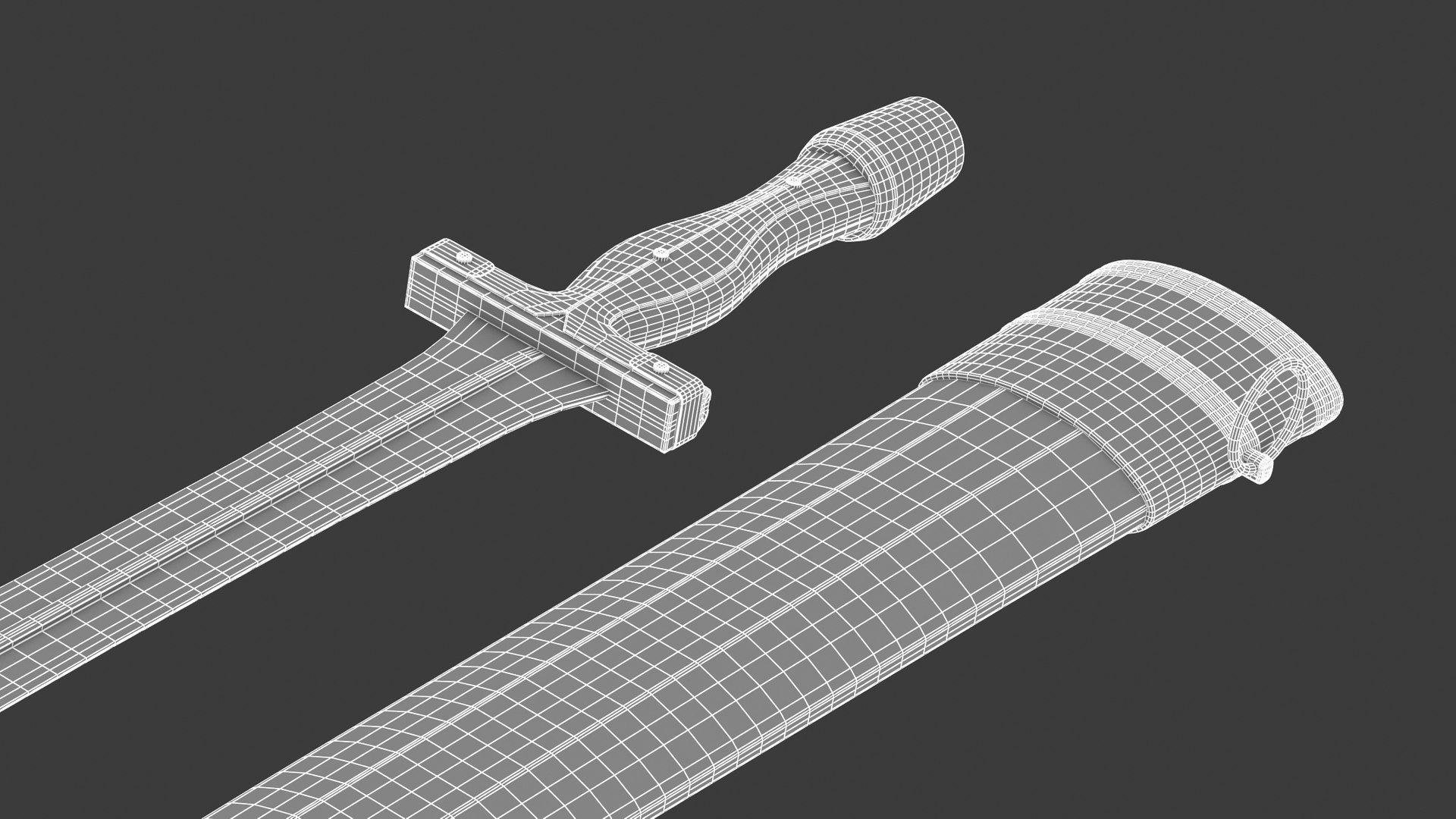 3D Xiphos Sword model - TurboSquid 1813260