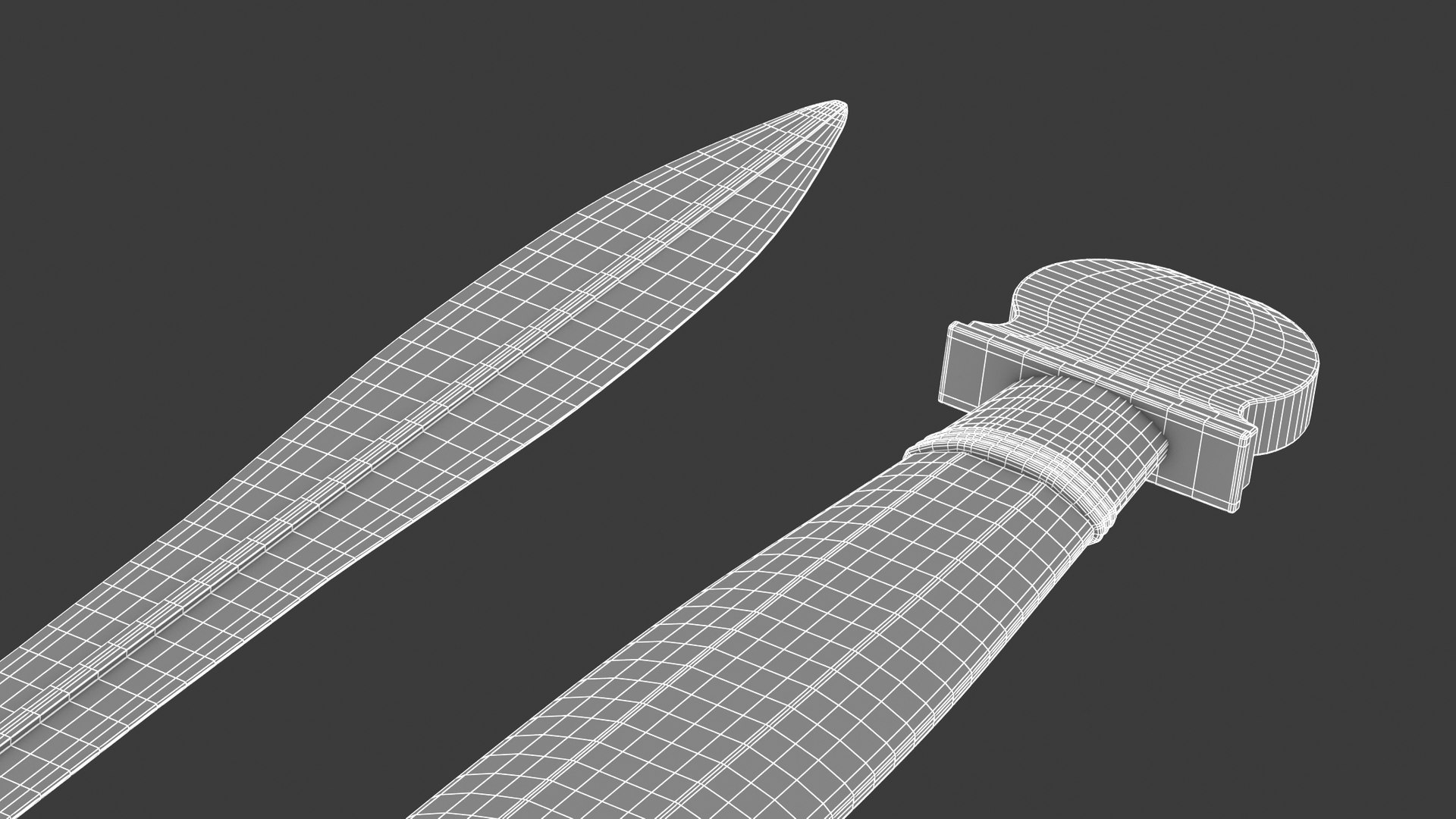 3D Xiphos Sword model - TurboSquid 1813260