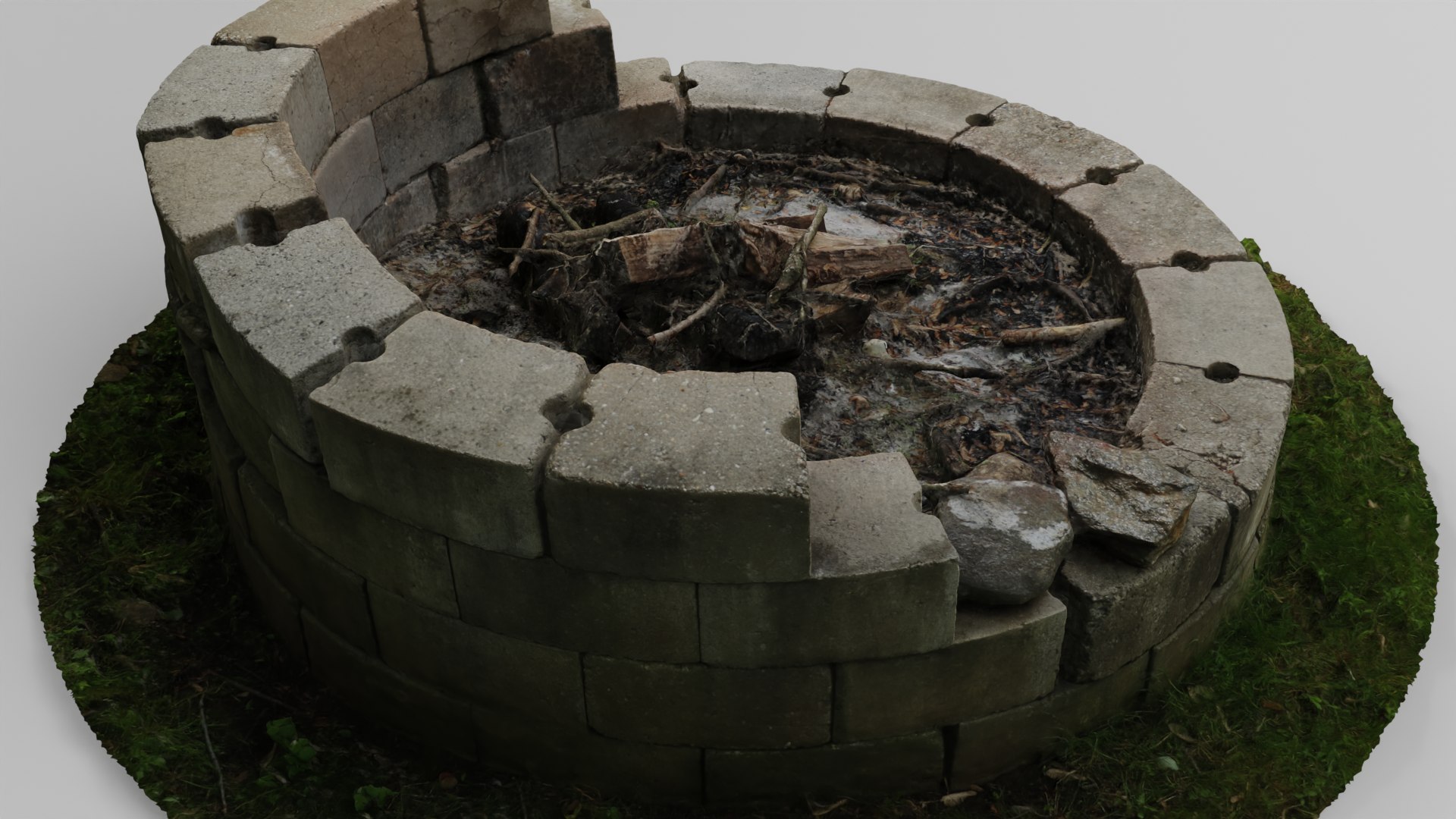 3D Fire Pit Photoscan - TurboSquid 1746824