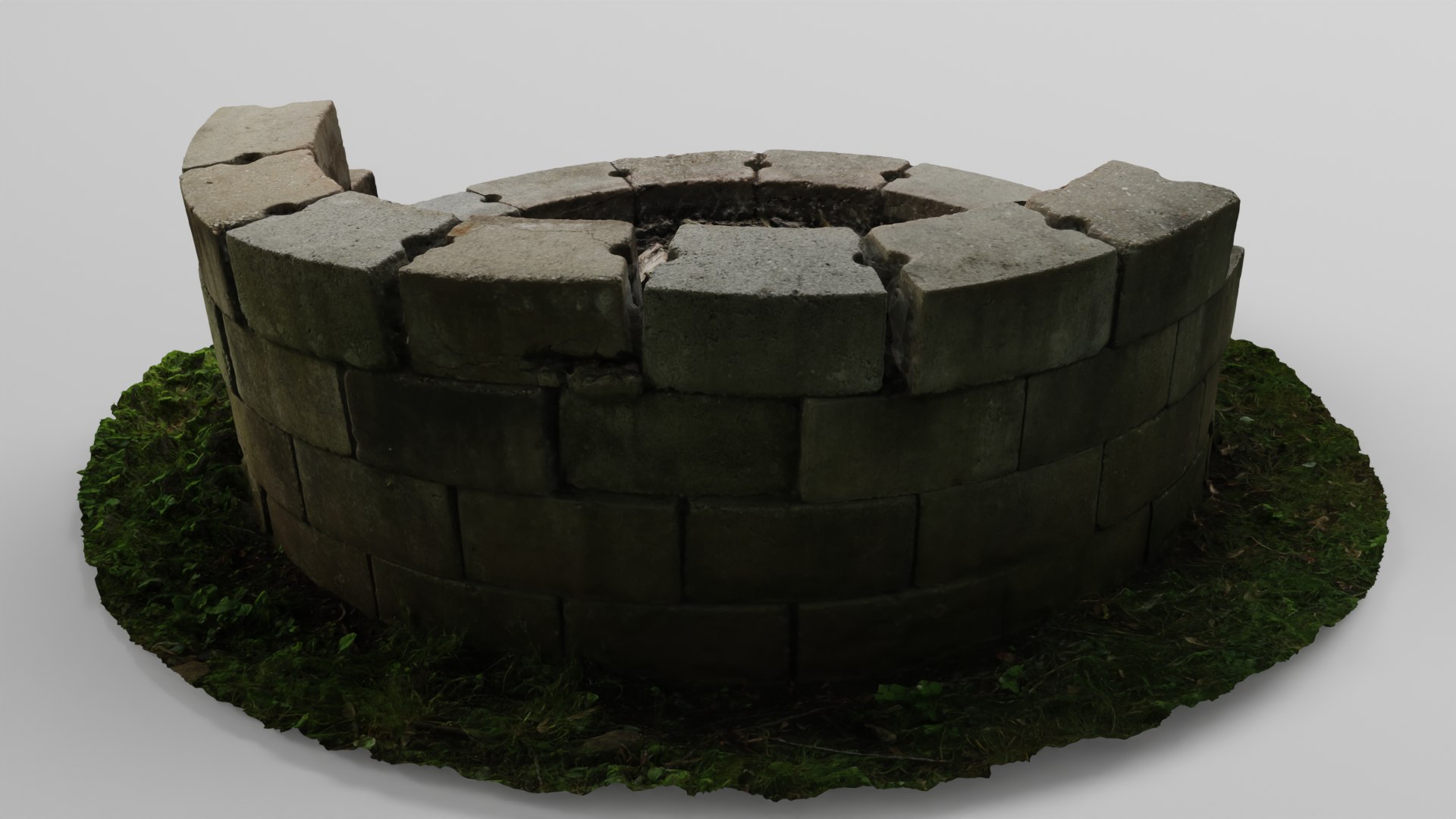 3D Fire Pit Photoscan - TurboSquid 1746824