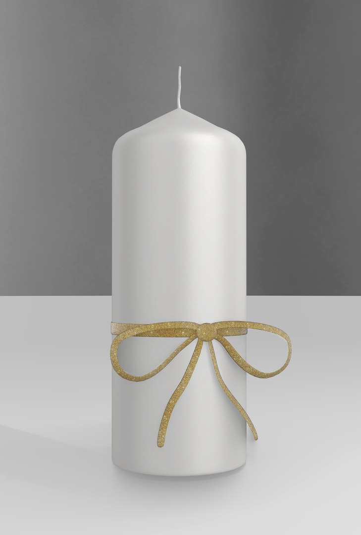 3D Candle Stick Bow Model - TurboSquid 1363712