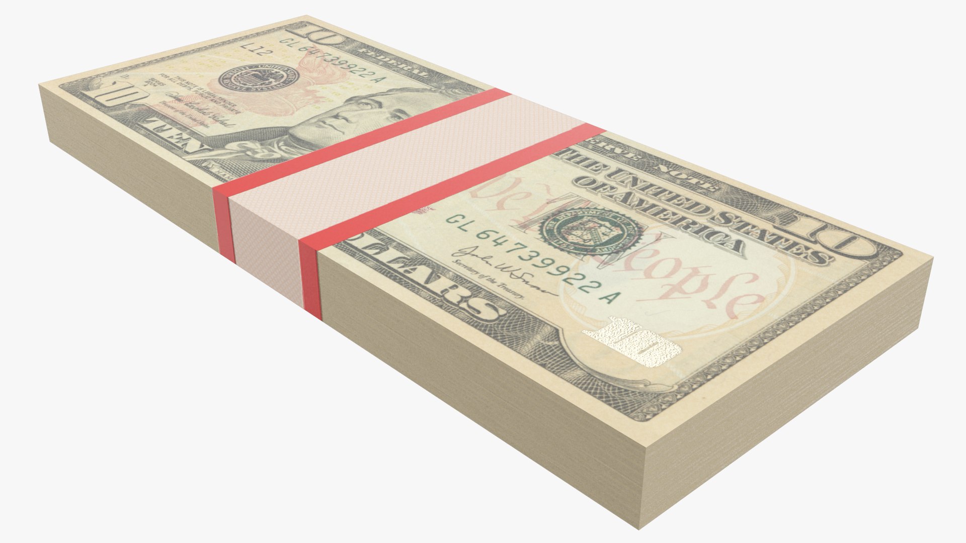 3D model dollars bills - TurboSquid 1652488