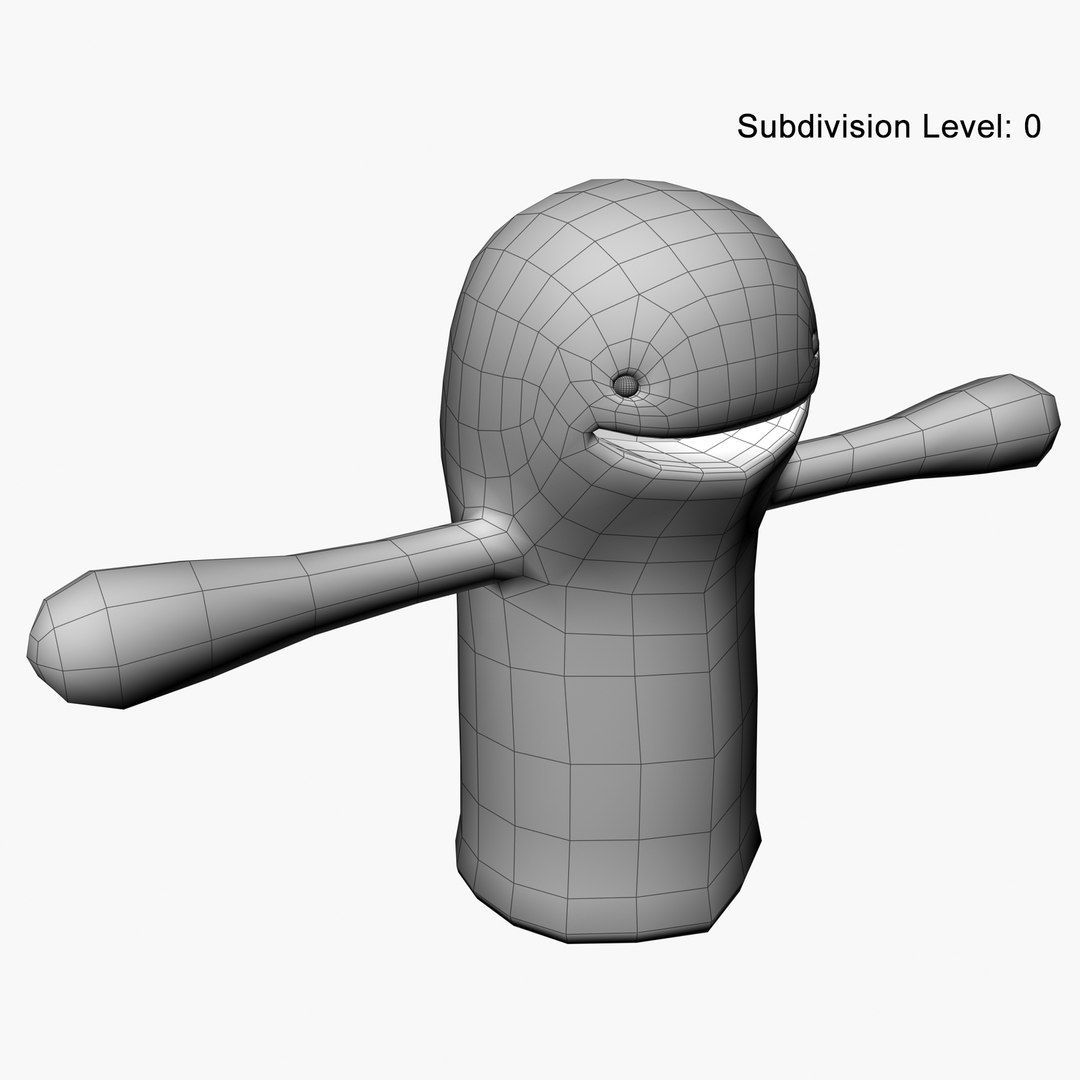 Monster Rigged Moving 3d 3ds