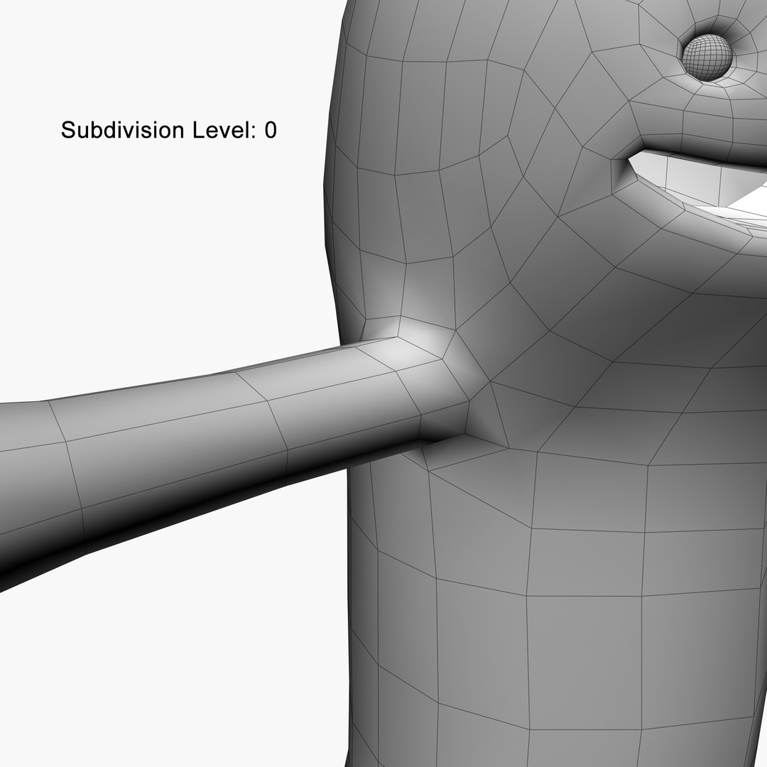 Monster Rigged Moving 3d 3ds