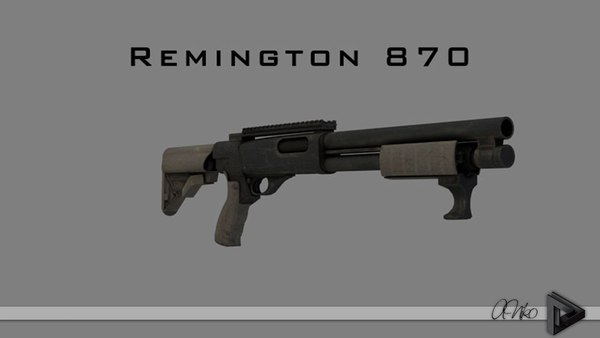 3d american remington 870