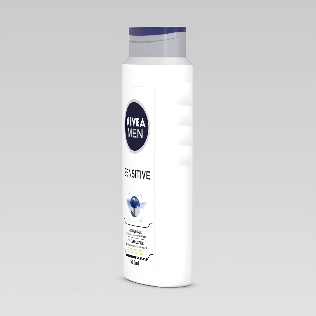 3D Model NIVEA MEN Sensitive 500 Ml - TurboSquid 2028717