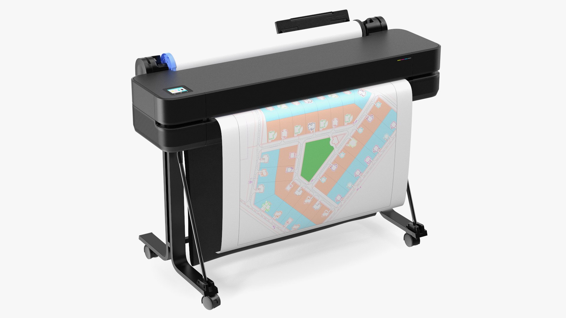 Wireless Plotter Printer Closed 3D - TurboSquid 1905346