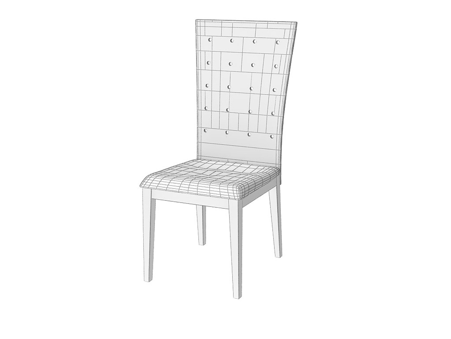 dining chair 3d model