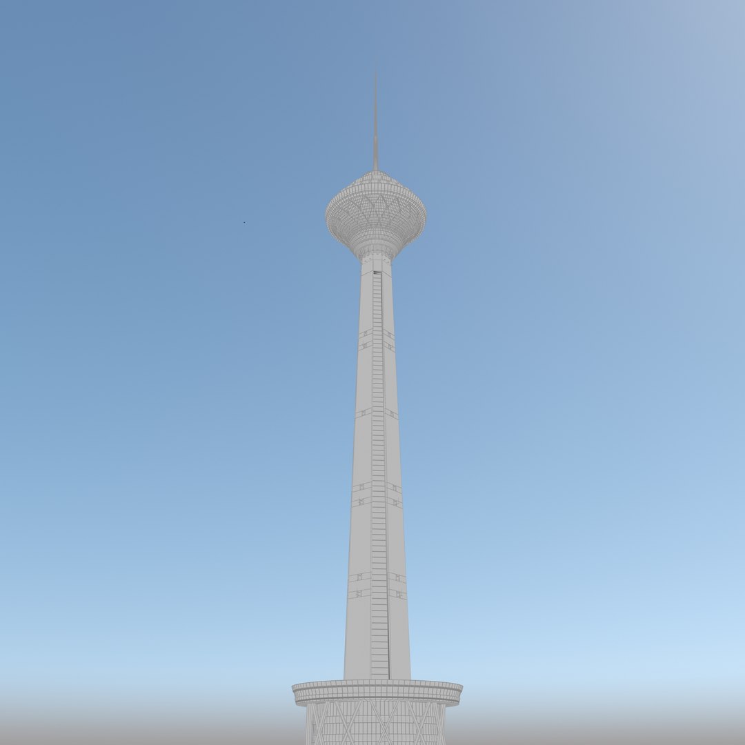 3D Borj-e Milad Tower Model - TurboSquid 1432279