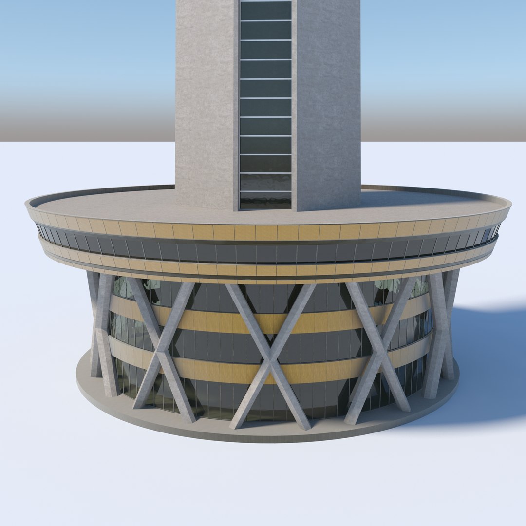 3D Borj-e Milad Tower Model - TurboSquid 1432279