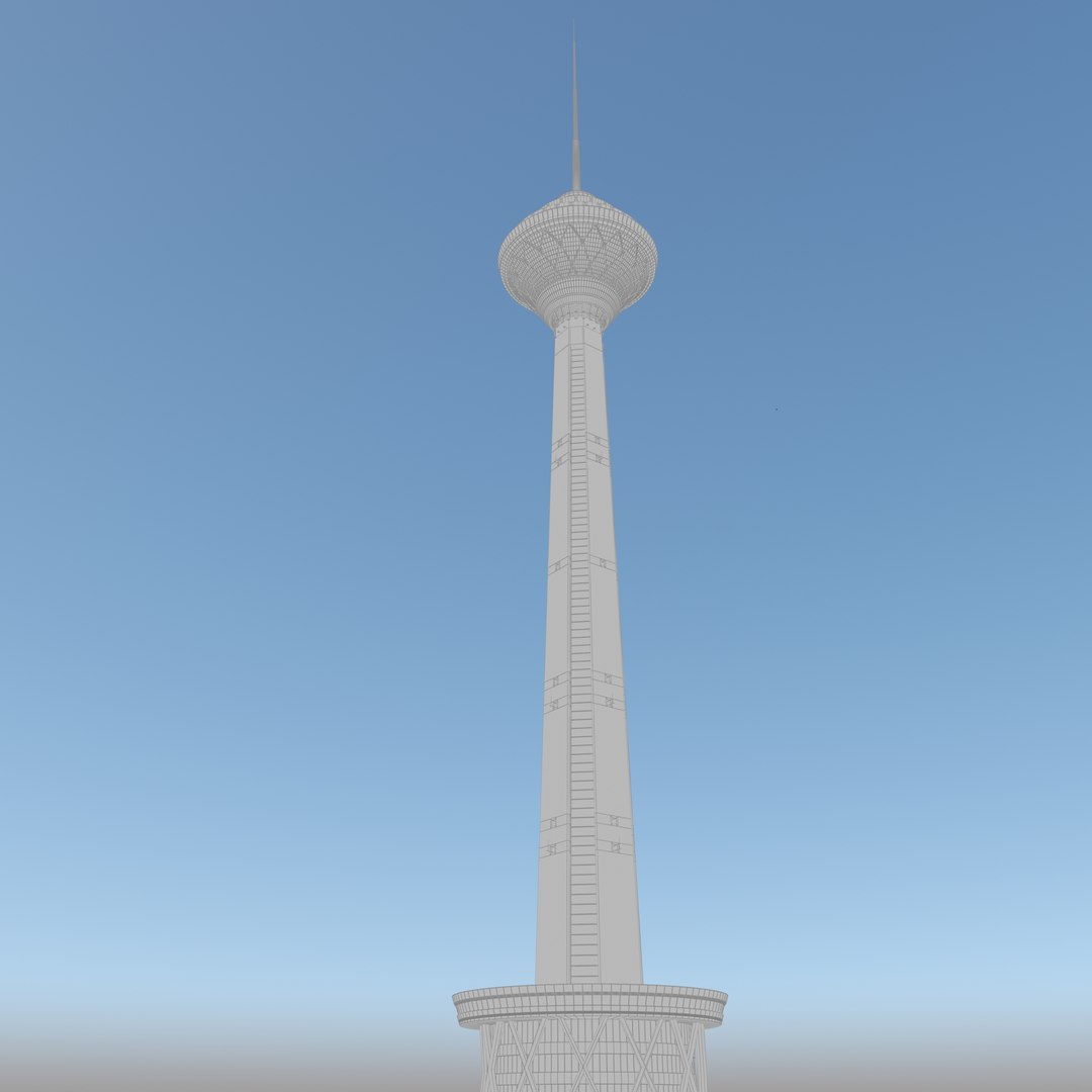 3D Borj-e Milad Tower Model - TurboSquid 1432279
