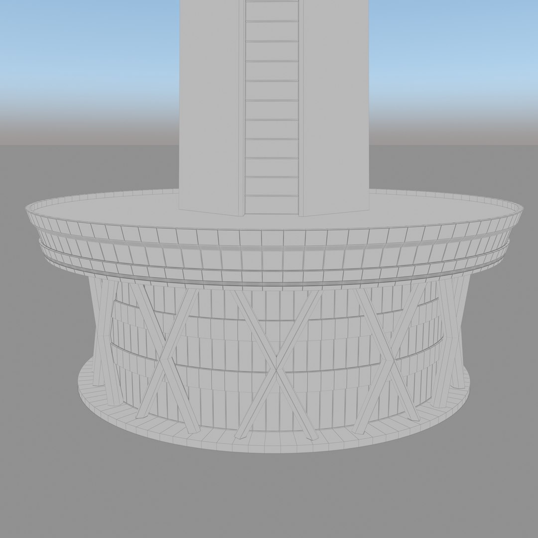 3D Borj-e Milad Tower Model - TurboSquid 1432279