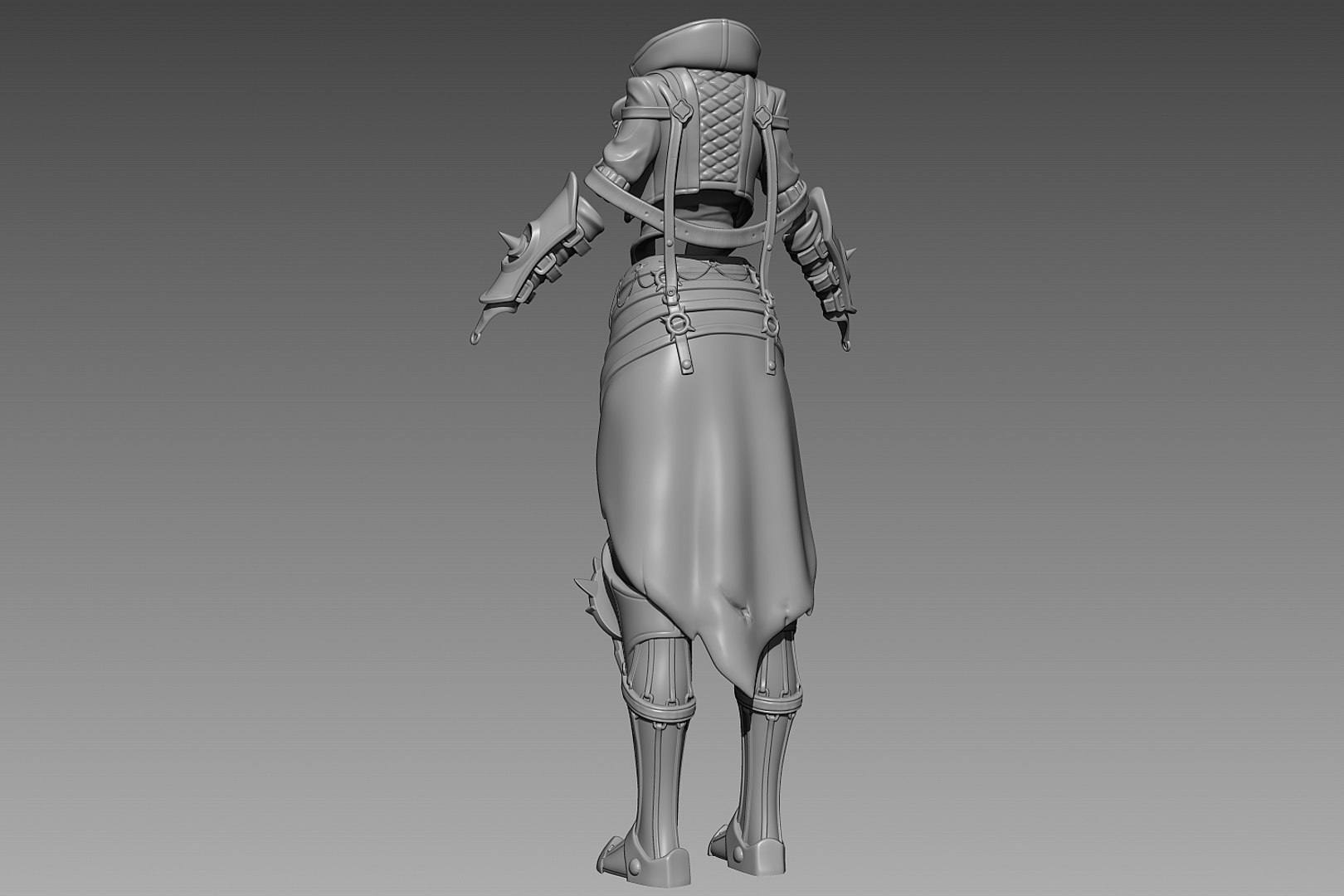 3d Zbrush Armor Model