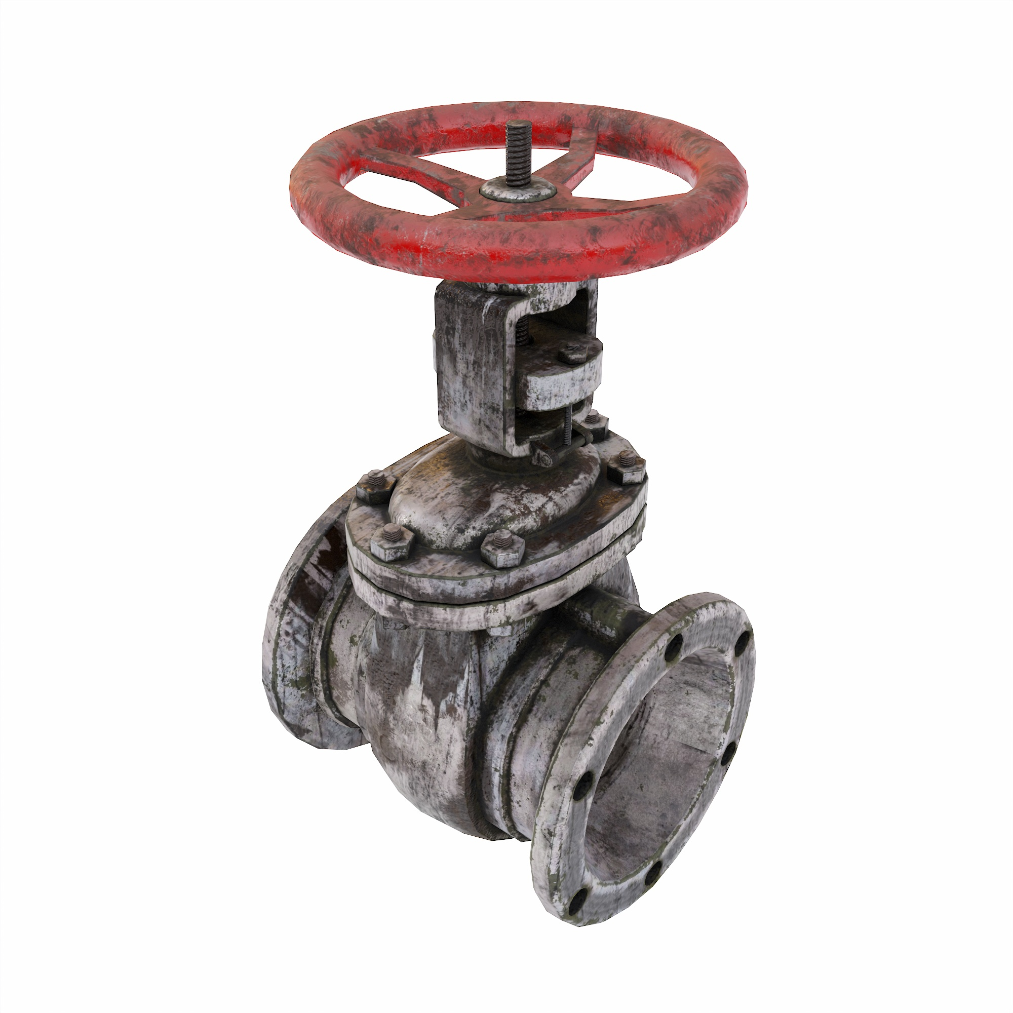 modelo 3d Modelo 3D de válvula de compuerta PBR - TurboSquid 2387298