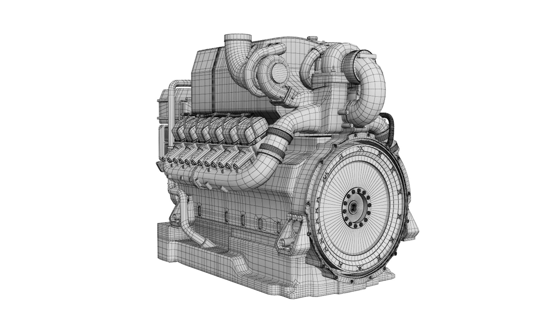 3D engine mtu m96 model - TurboSquid 1471750