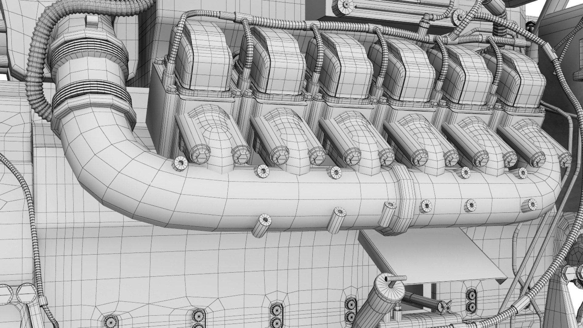 3D engine mtu m96 model - TurboSquid 1471750