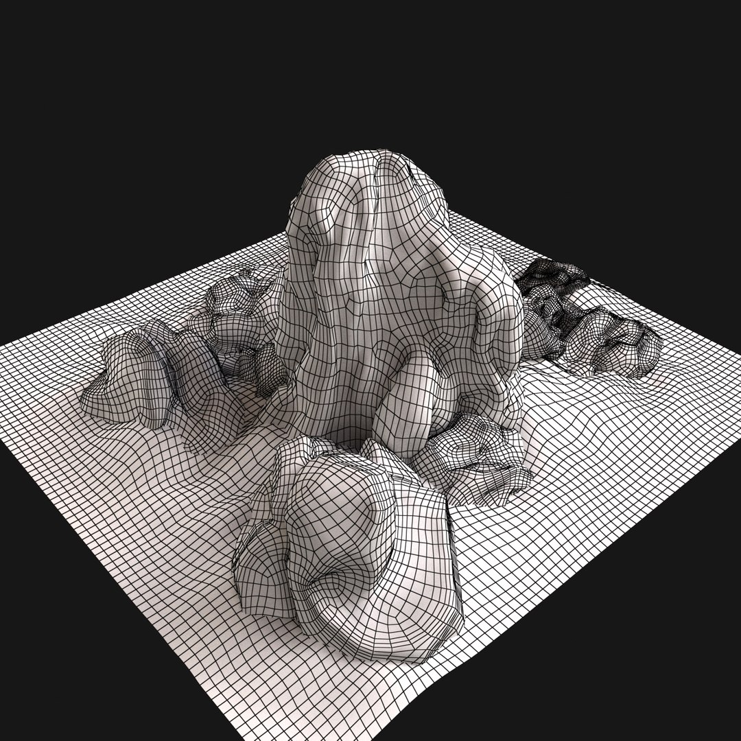 3D Desert Rock Model - TurboSquid 1269961
